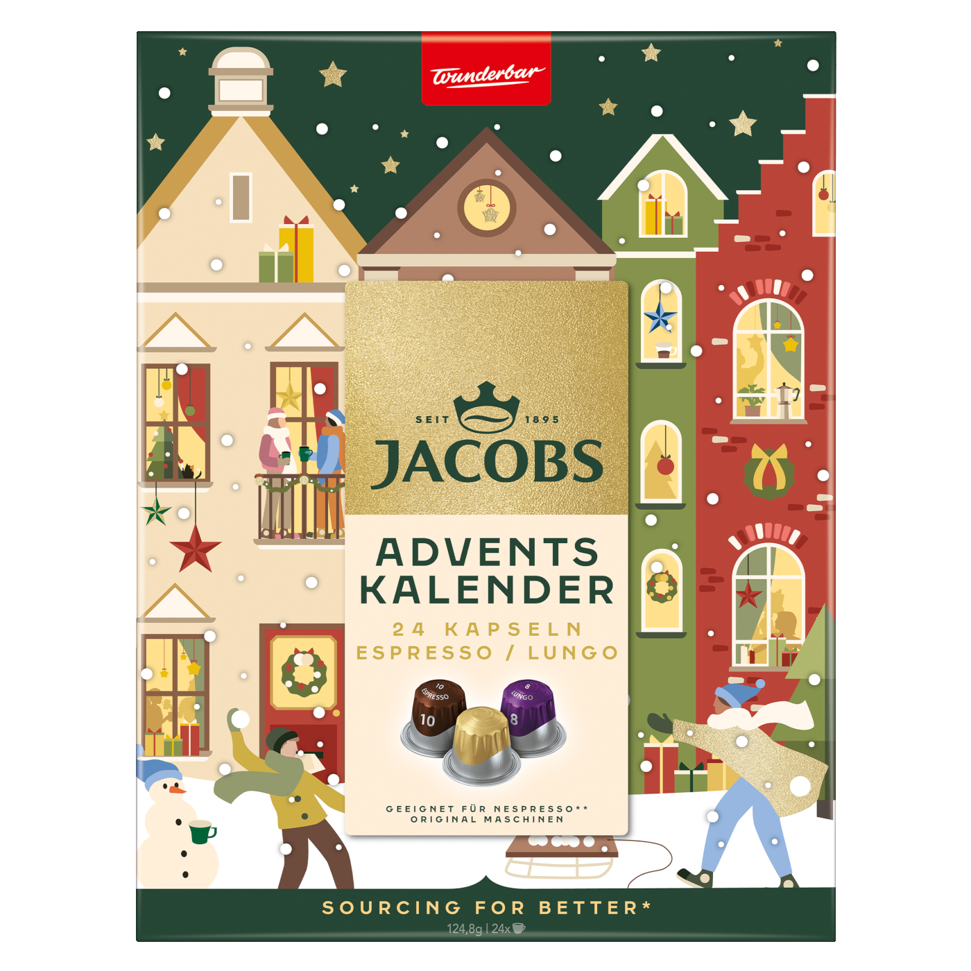 Jacobs Kaffee Adventskalender - 24 Kaffeekapseln