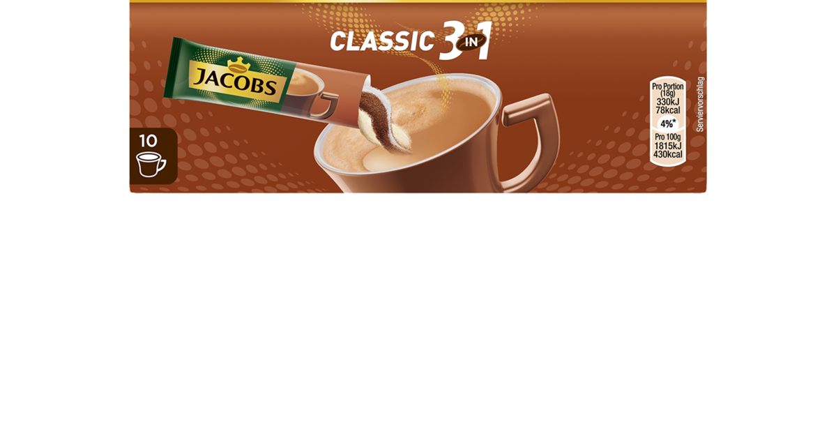 Jacobs 3in1 10 Sticks | Jacobs Onlineshop