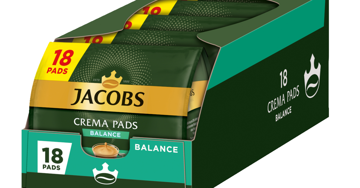 Jacobs Crema Balance 5x 18 Pads | Jacobs Onlineshop