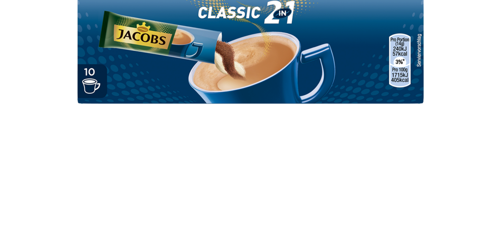 Jacobs 2in1 10 Sticks | Jacobs Onlineshop