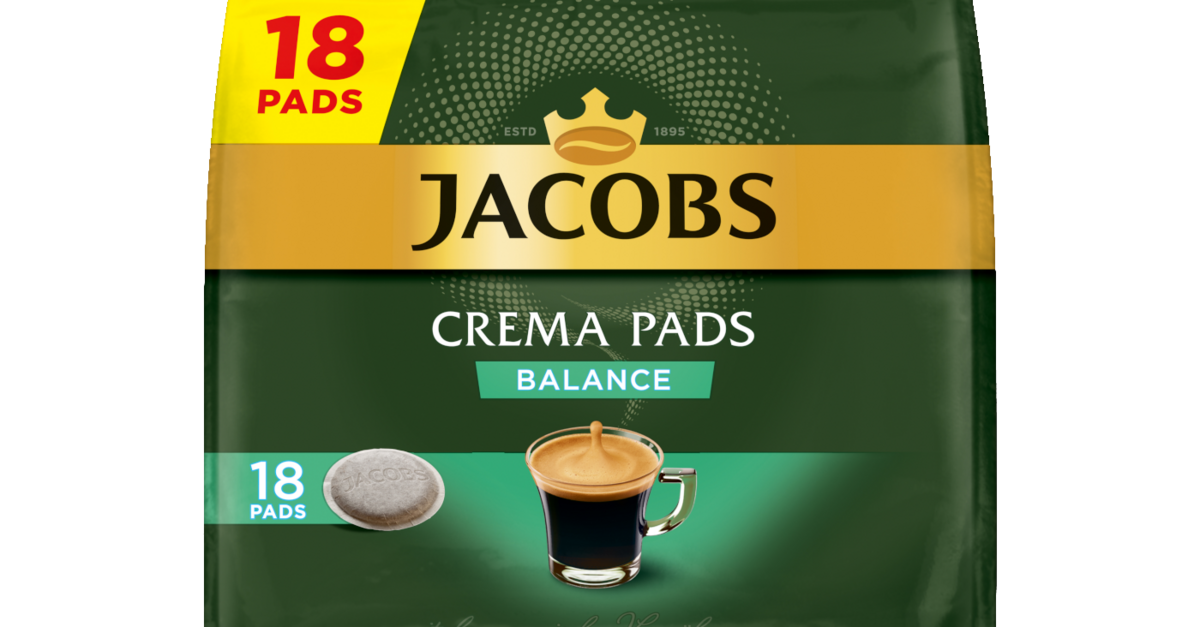 Jacobs Crema Balance 18 Pads | Jacobs Onlineshop