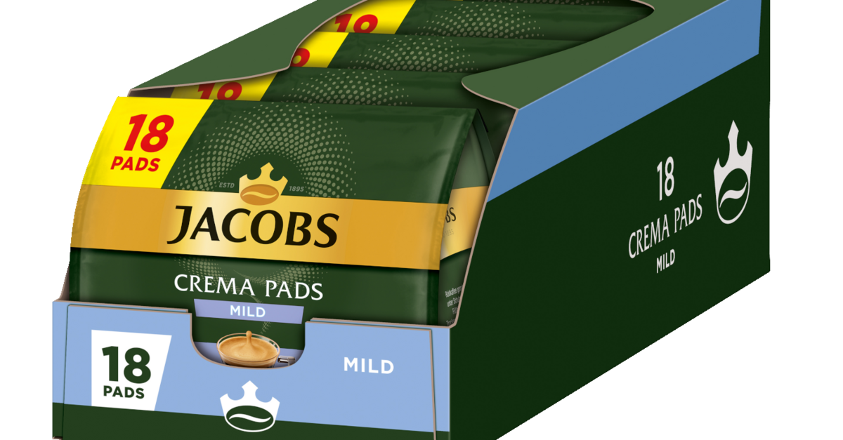 Jacobs Crema Mild 5x 18 Pads | Jacobs Onlineshop