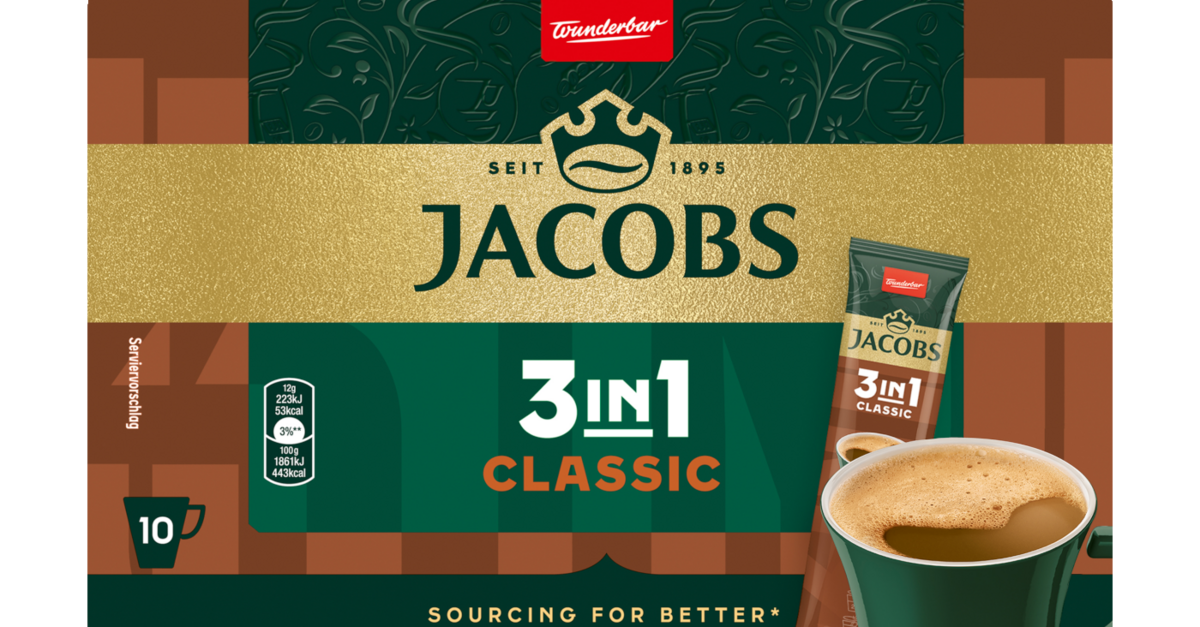 Jacobs 3in1 Classic 10 Sticks