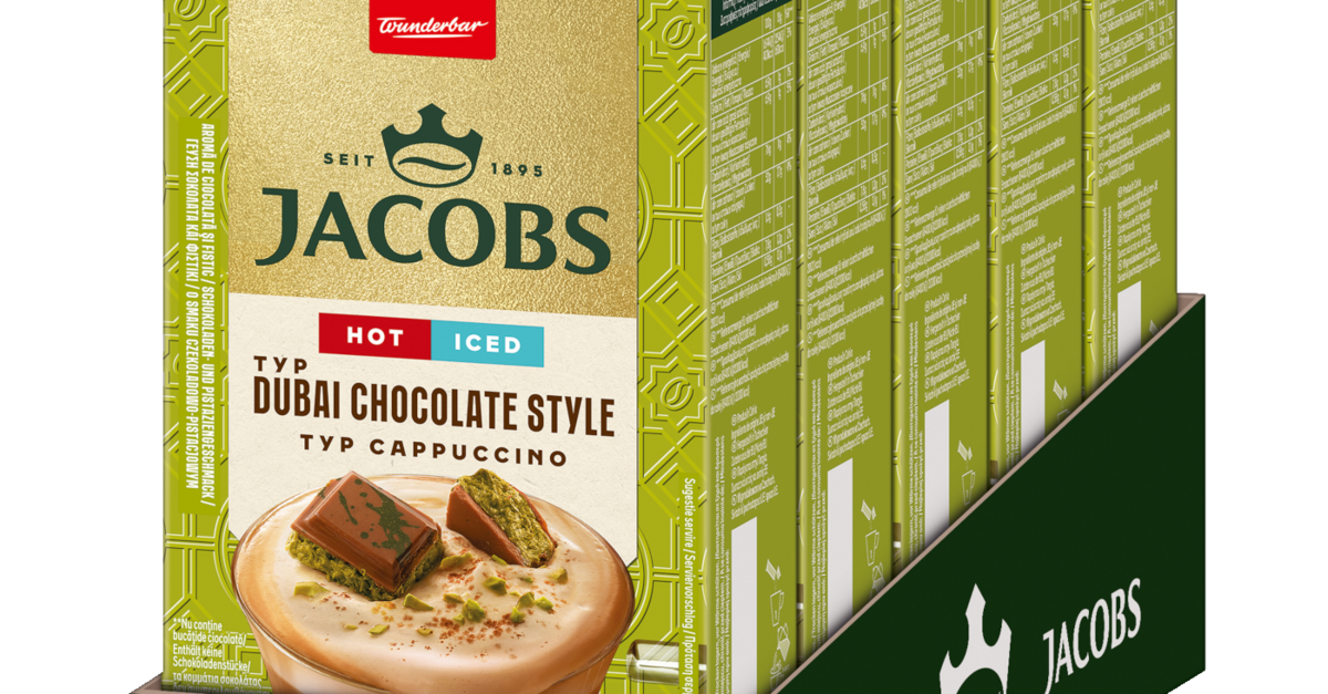 Jacobs Dubai Chocolate Style Cappuccino 40 Sticks