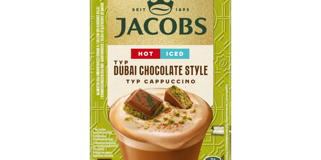 Jacobs Dubai Chocolate Style Cappuccino Sticks