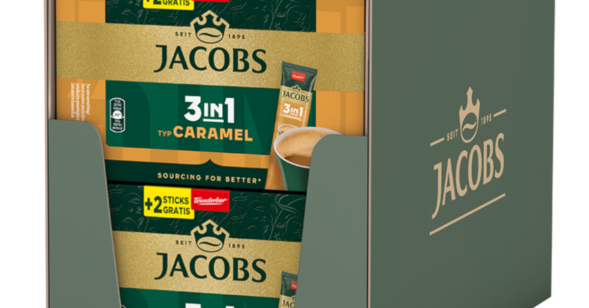 Jacobs 3in1 Caramel - 144 Sticks | Jacobs Onlineshop